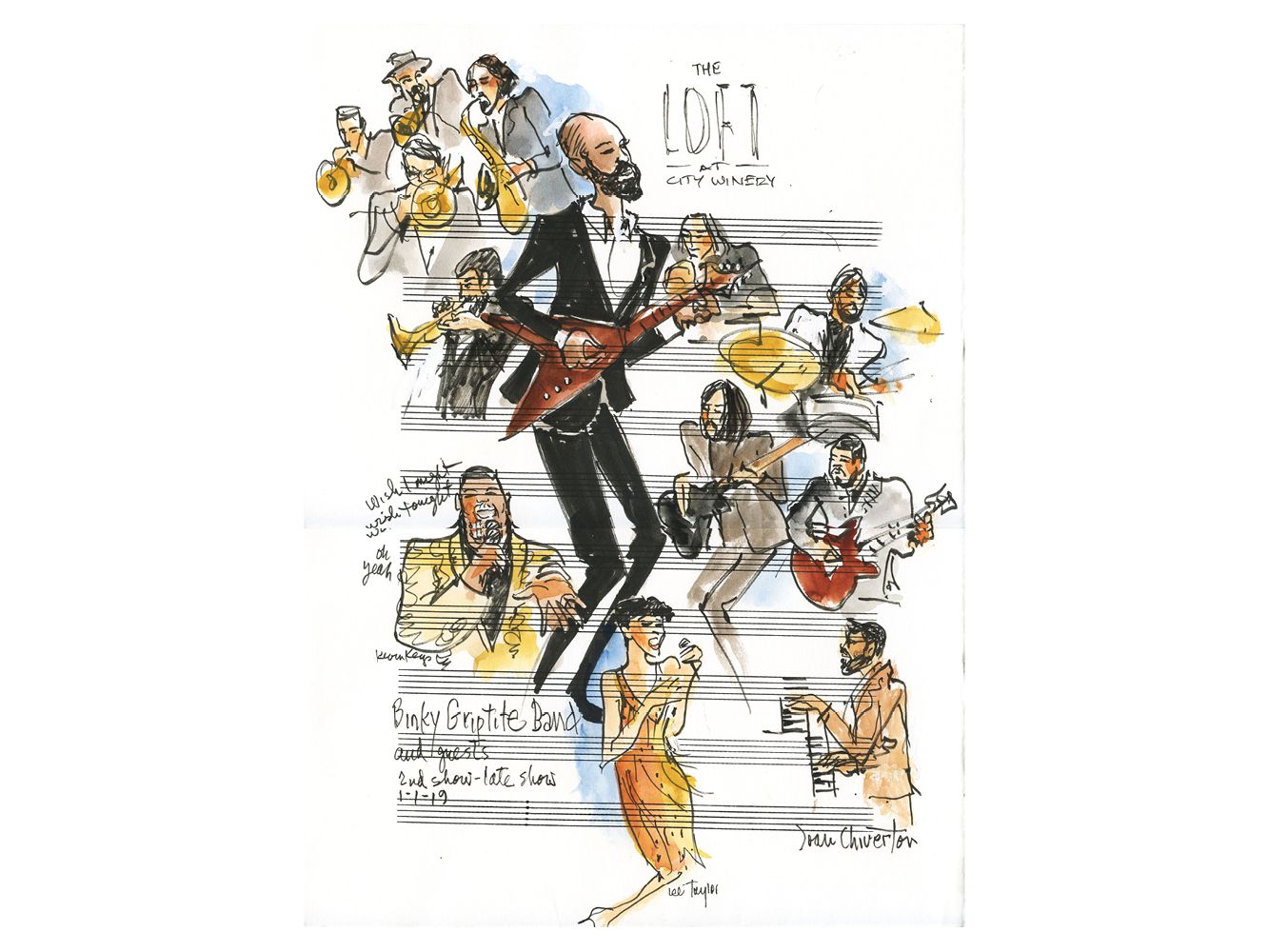 Binky "Binky & The Band" by Joan Chiverton – City Winery