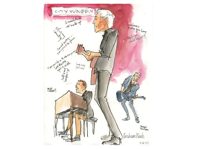 Graham Nash "Teach Your Children" by Joan Chiverton – City Winery